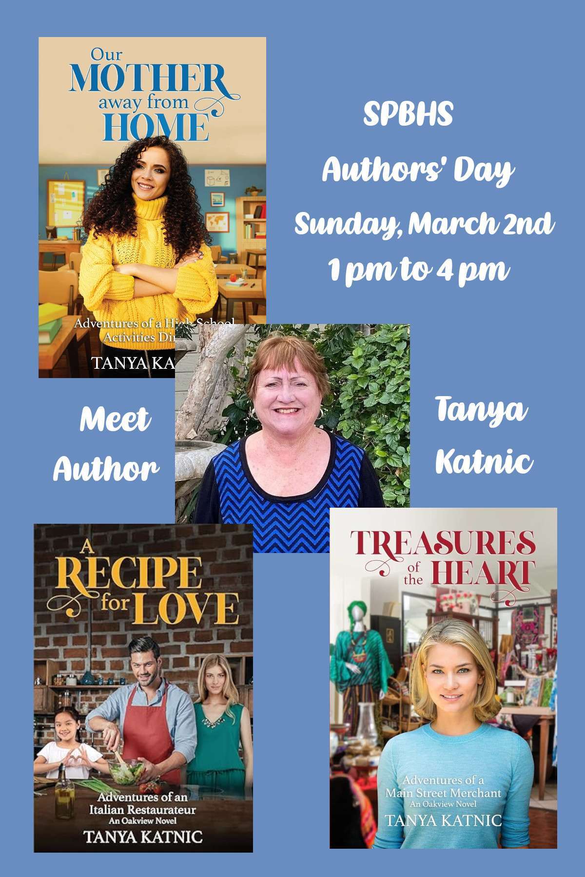 Meet Author Tanya Katnic at Authors’ Day at the Muller House Museum ...